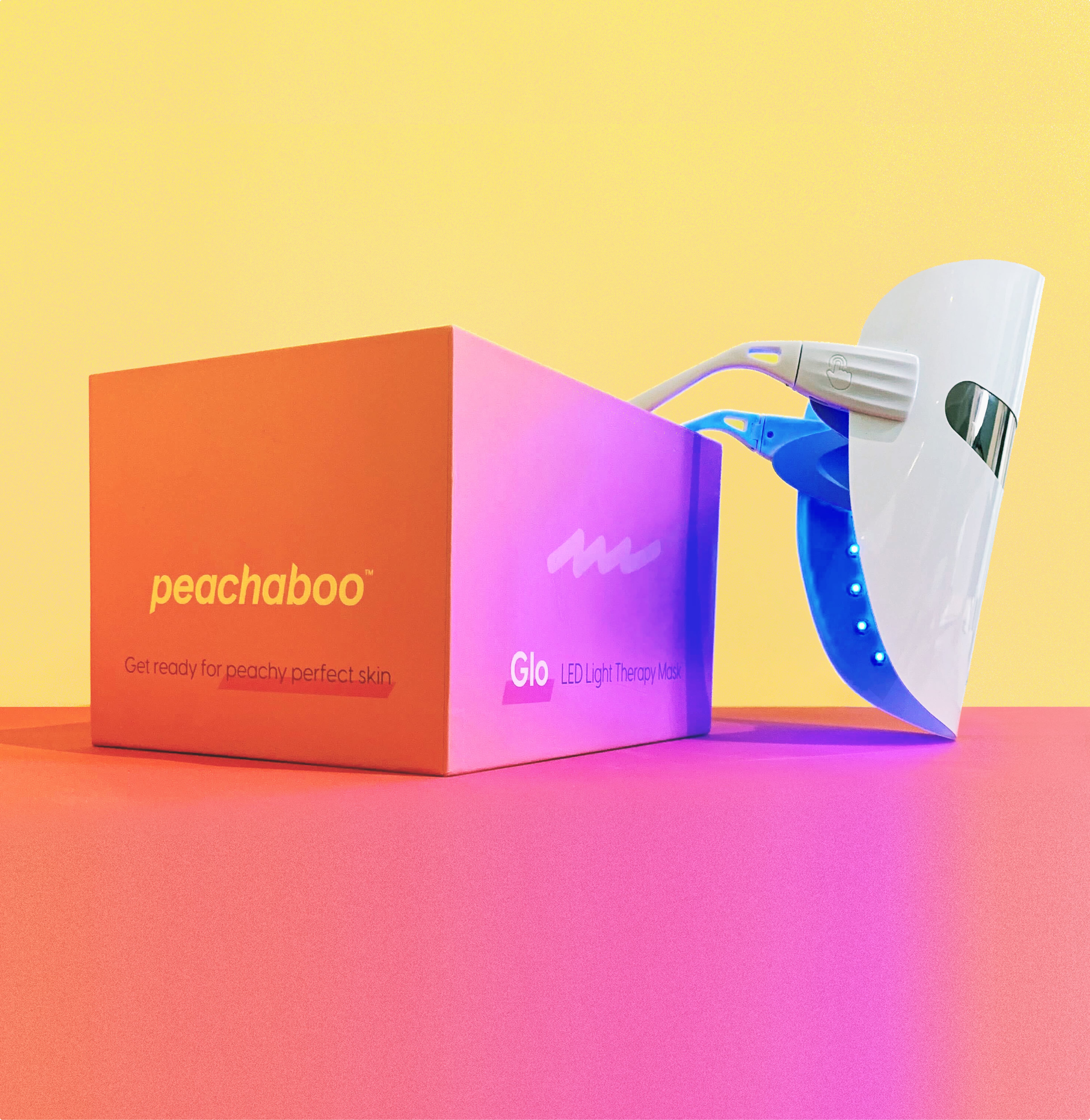 Glow LED Light Therapy Mask - At-Home LED Light Therapy – Peachaboo AU